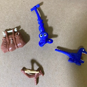 Vintage 1994 Mattel the Flintstones Evil Cliff Vandercave & Barney 5 ...