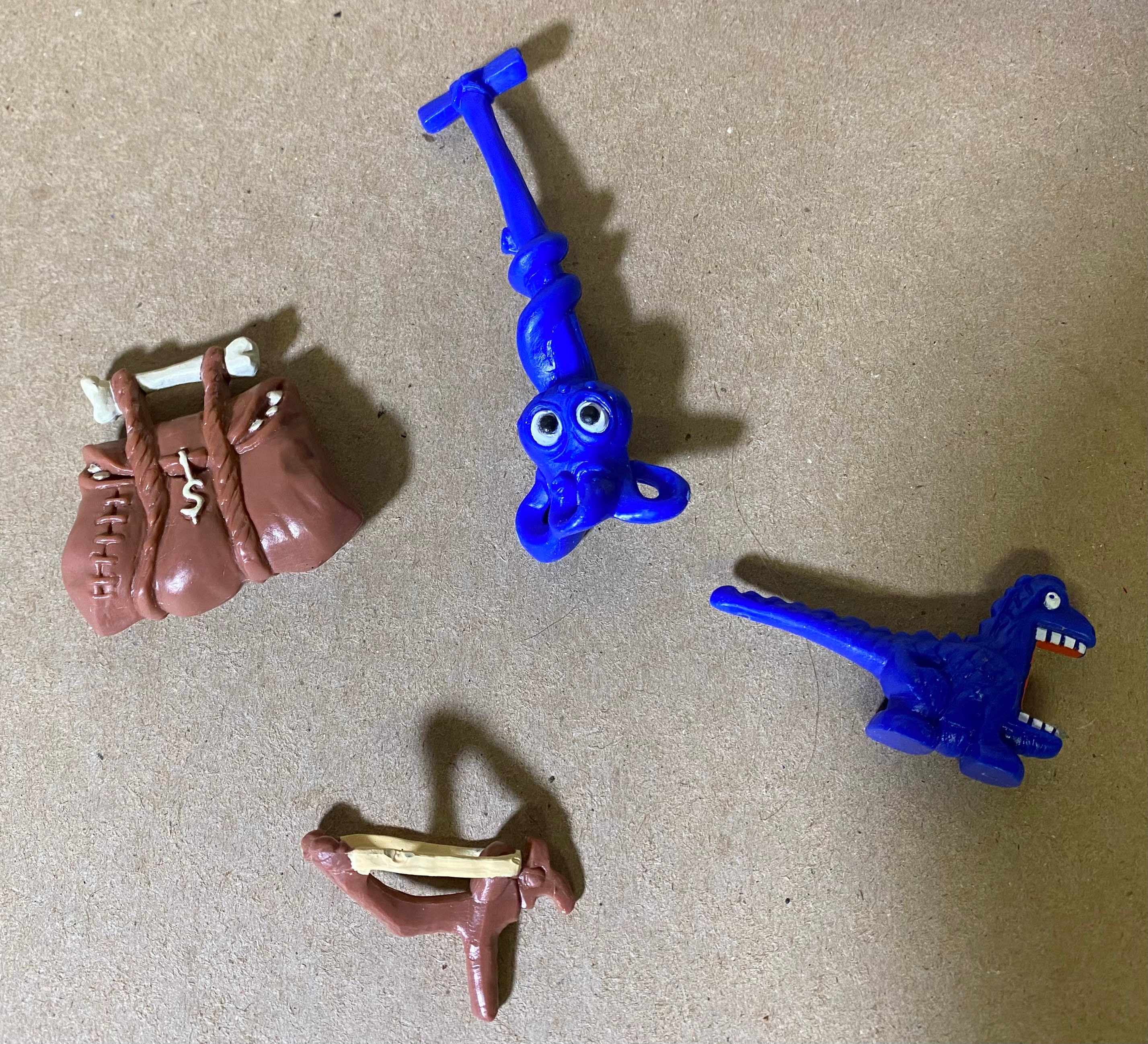 Vintage 1994 Mattel the Flintstones Evil Cliff Vandercave & - Etsy