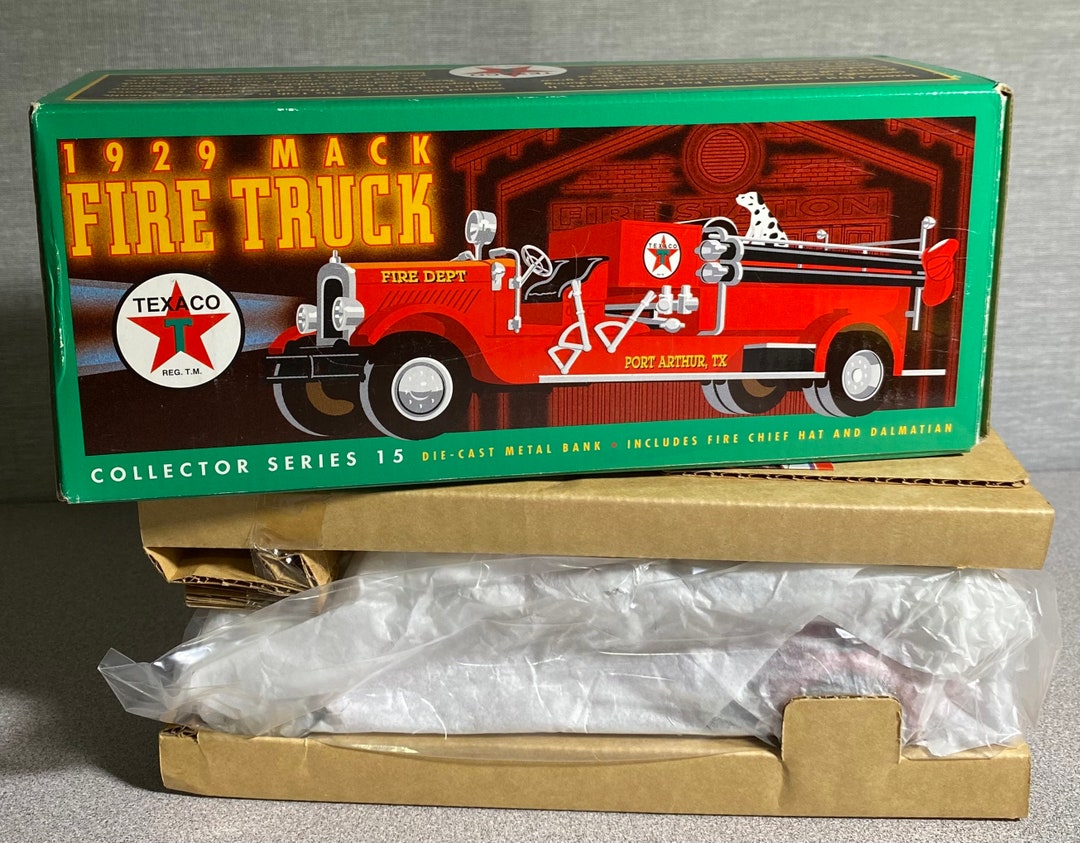 Vintage ERTL Collector Texaco Series 1929 Mack Fire Truck Die Cast ...
