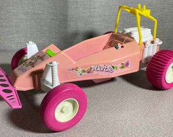 Vintage 1970s BARBIE Mattel Camping Dune Buggy and Trailer Camper Set ...