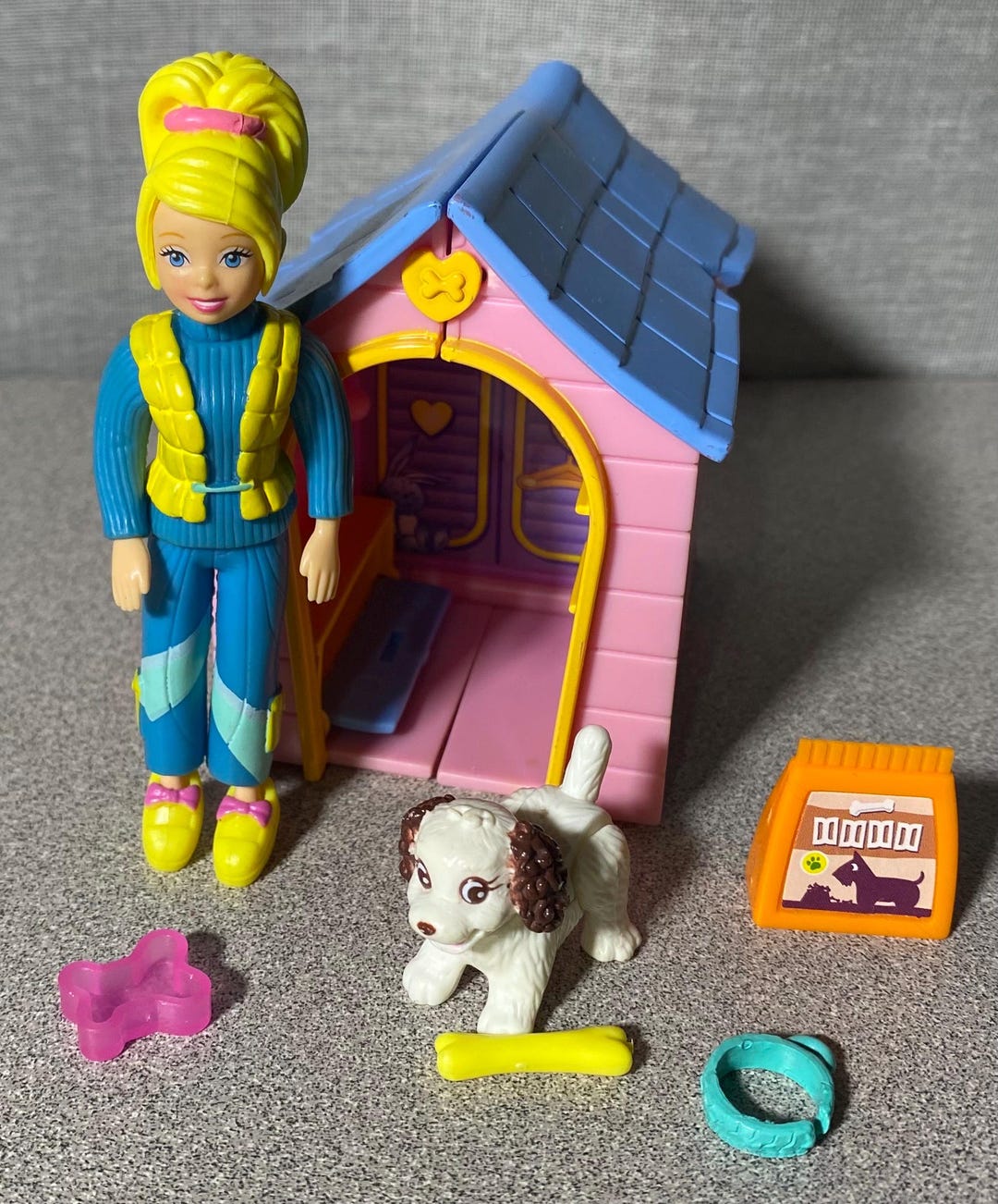 Vintage Polly Pocket Happenin’ Pet Pals Folding Doghouse - Etsy