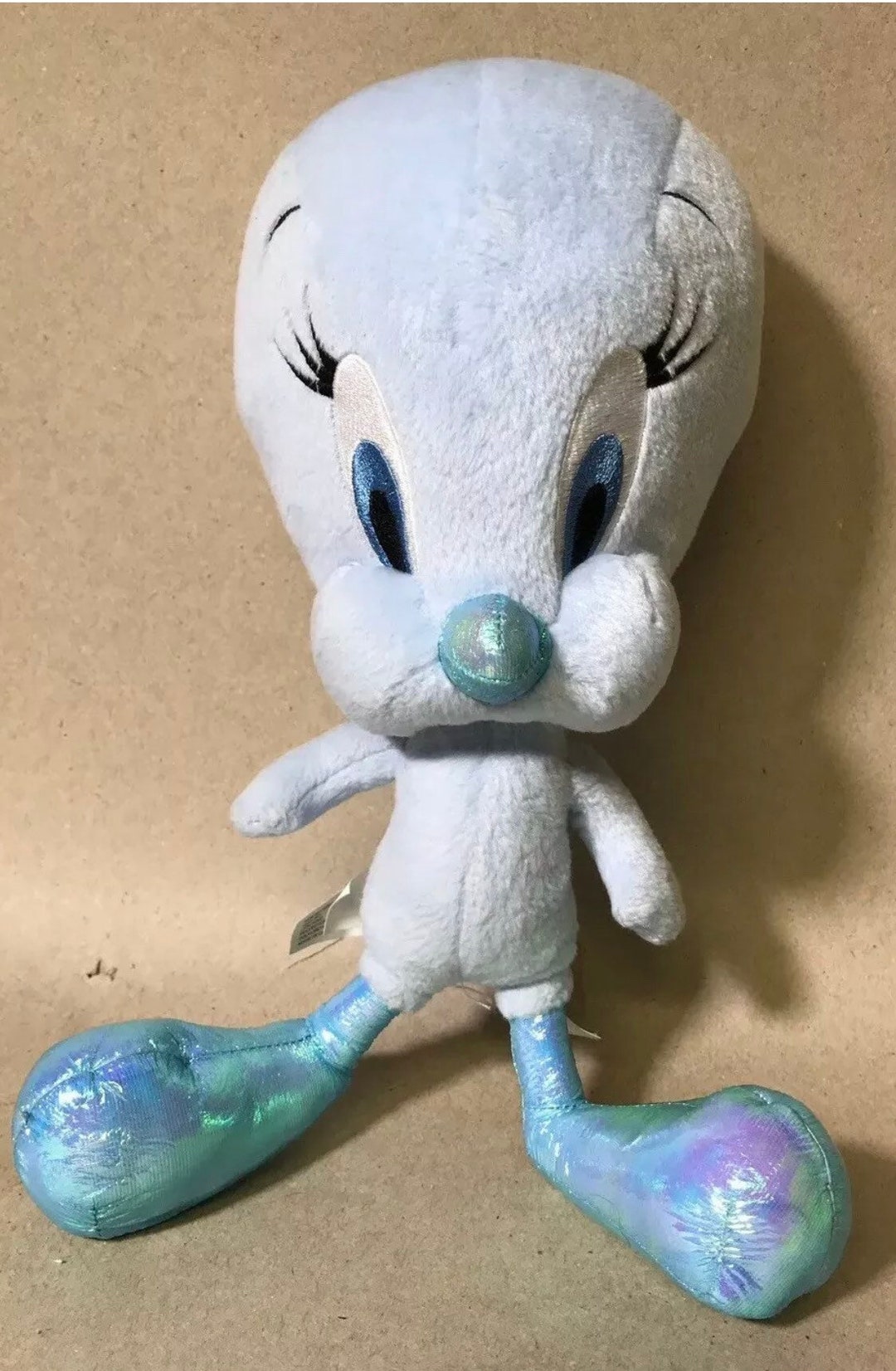 Vintage Mattel Warner Bros Looney Tunes Blue Tweety Bird 11” Plush - Etsy