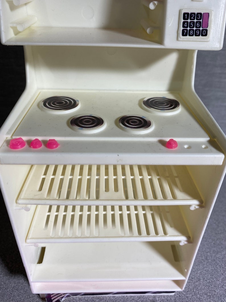 Vintage 1980 Mattel Barbie Dream House Pink Stove - Etsy
