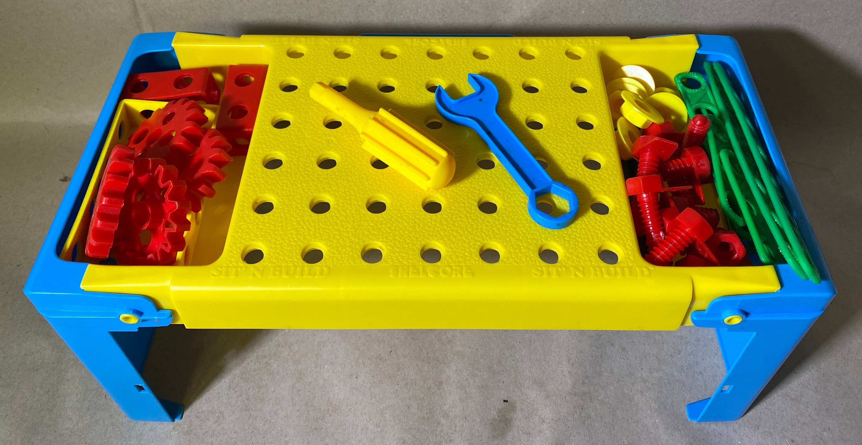 Vintage 1983 Shelcore Sit Nbuild Tool Bench Construction Set | Etsy