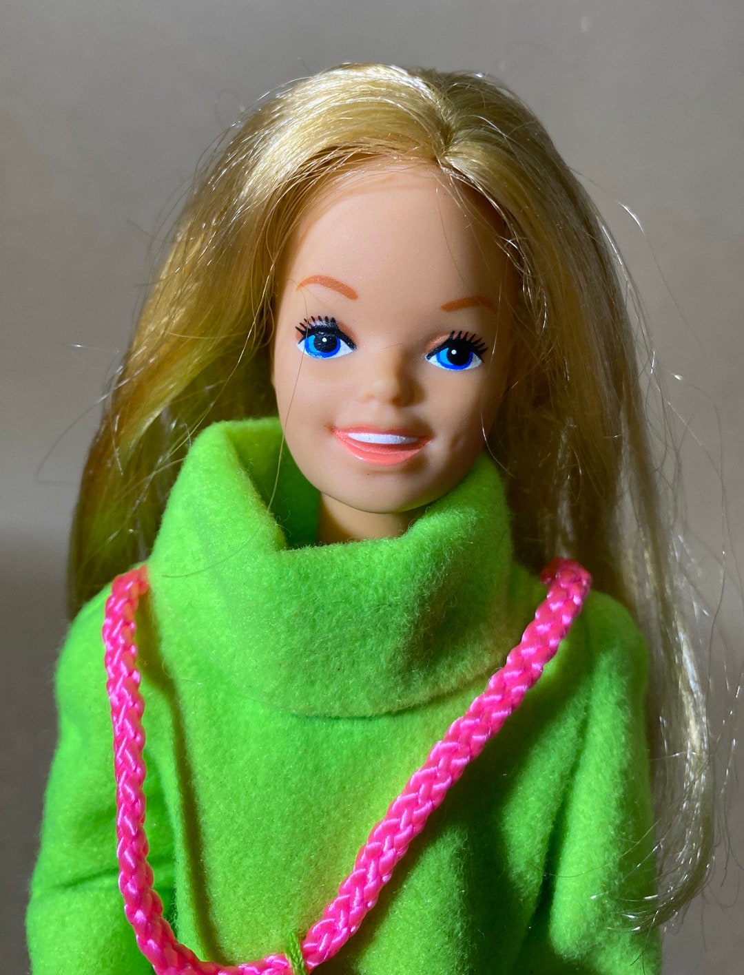 Vintage 1980’s Mattel Skipper Doll Wearing Green Sweater - EUC!! - Etsy