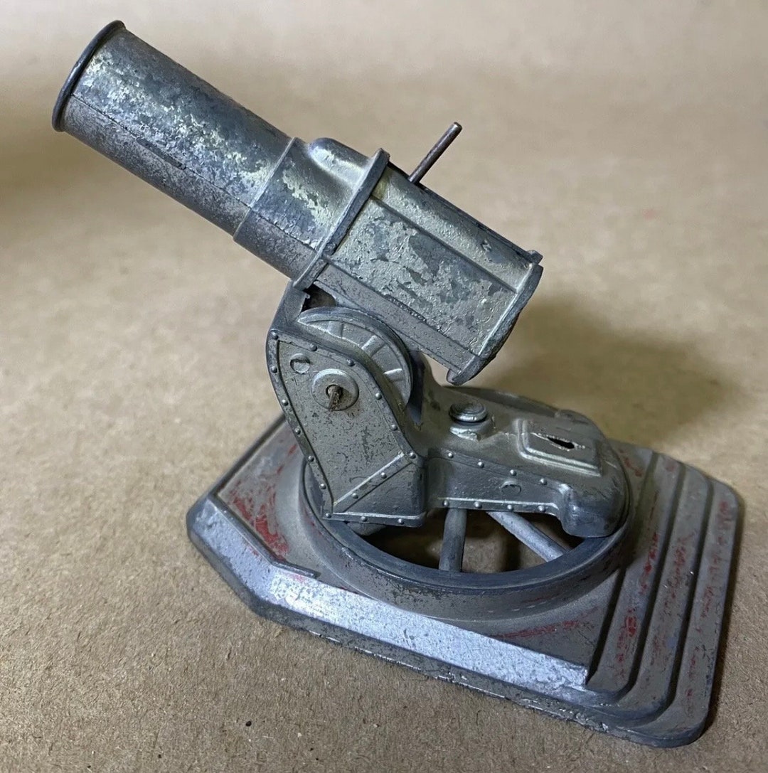 Vintage Metal Spring Loaded Mini Cannon 3.5 - Etsy