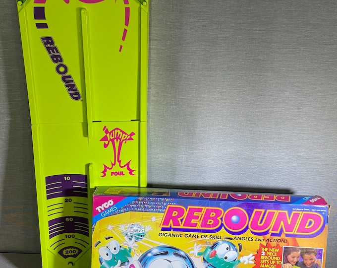 Vintage 1994 TYCO Rebound Board Game - Etsy