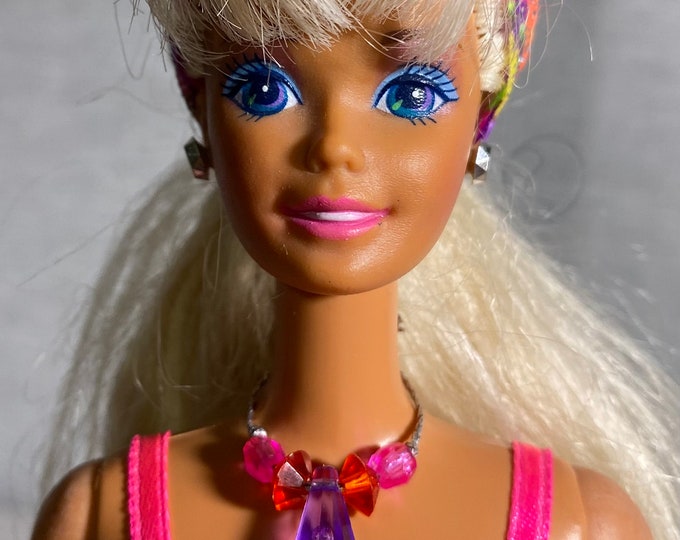 Vintage 1992 Mattel Glitter Beach Barbie - Etsy