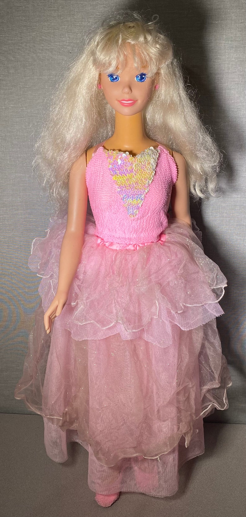 Vintage 1992 Mattel Life Size Barbie Doll 3 Feet Tall - Etsy