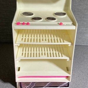 Vintage 1980 Mattel Barbie Dream House Pink Stove - Etsy