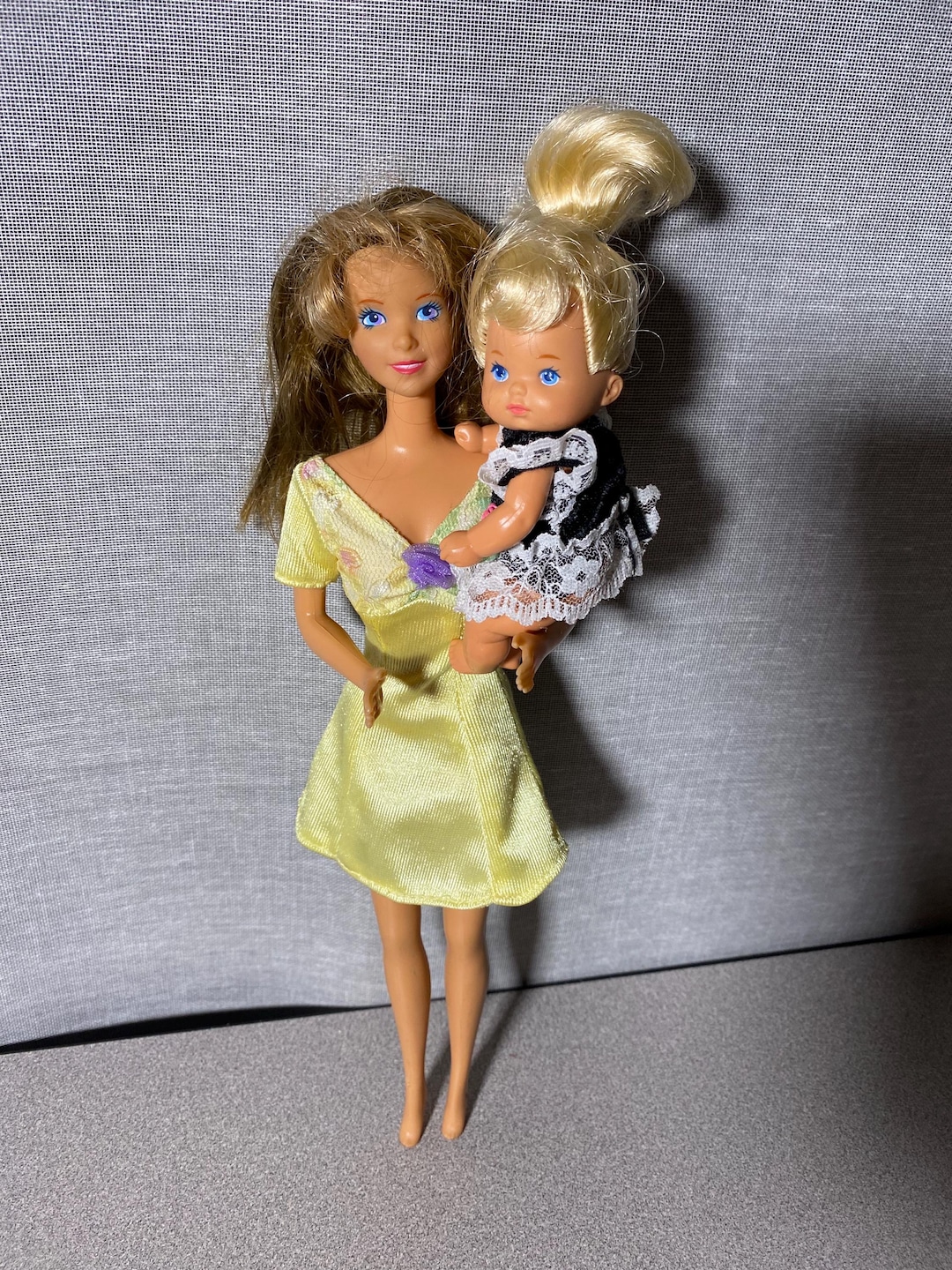 Vintage 1984 Mattel Heart Family Mom & Baby - Etsy