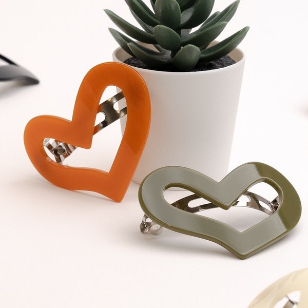 Heart Hair Pins - Etsy