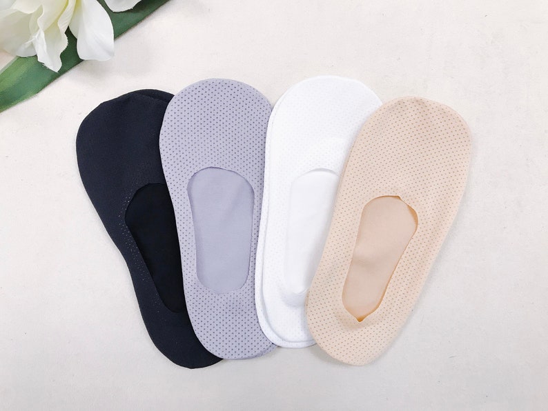 2 Set Women's No Show Stretch Socks Mesh Socks Non Skid - Etsy