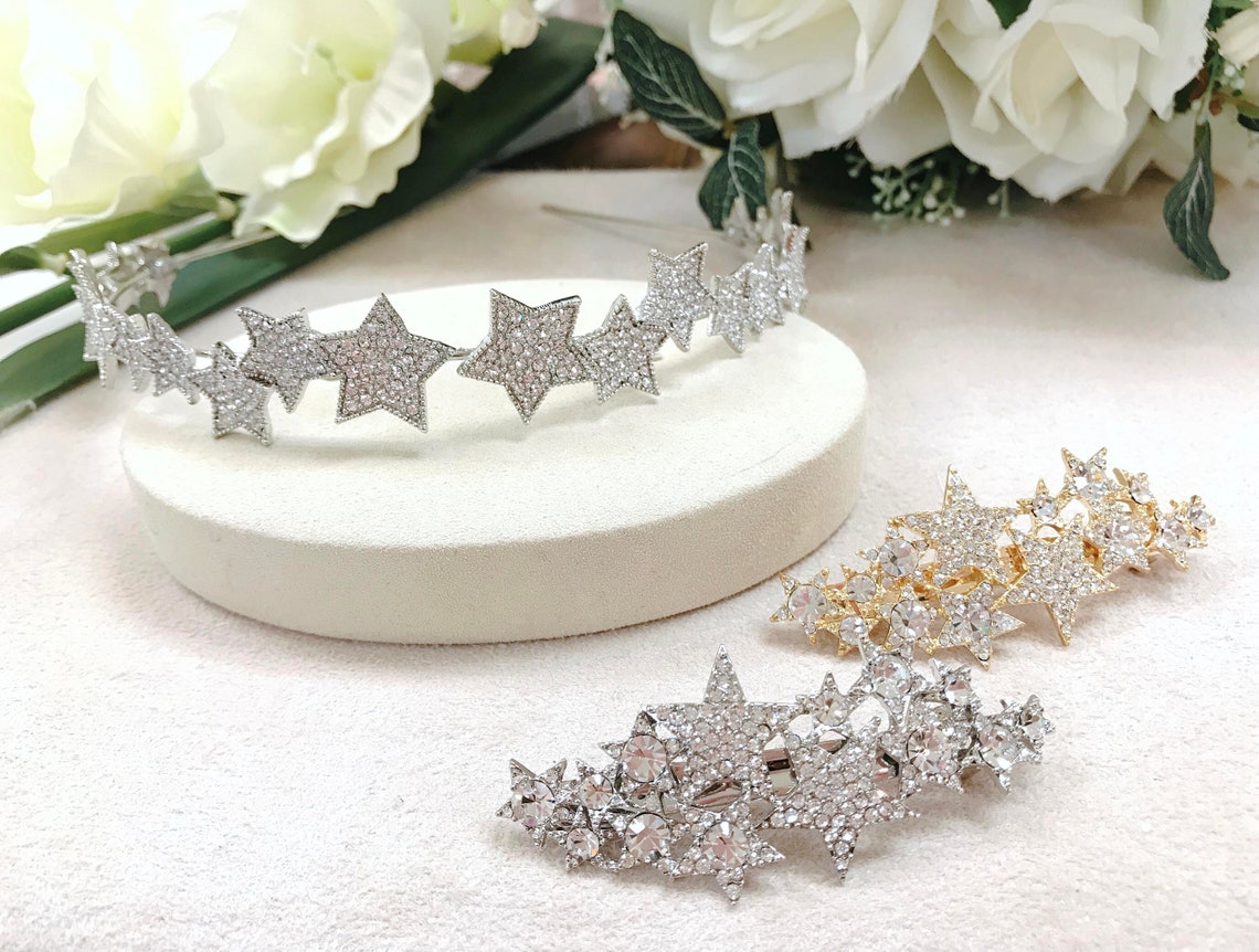 Star Headband Celestial Star Headpiece Crystal Headband | Etsy