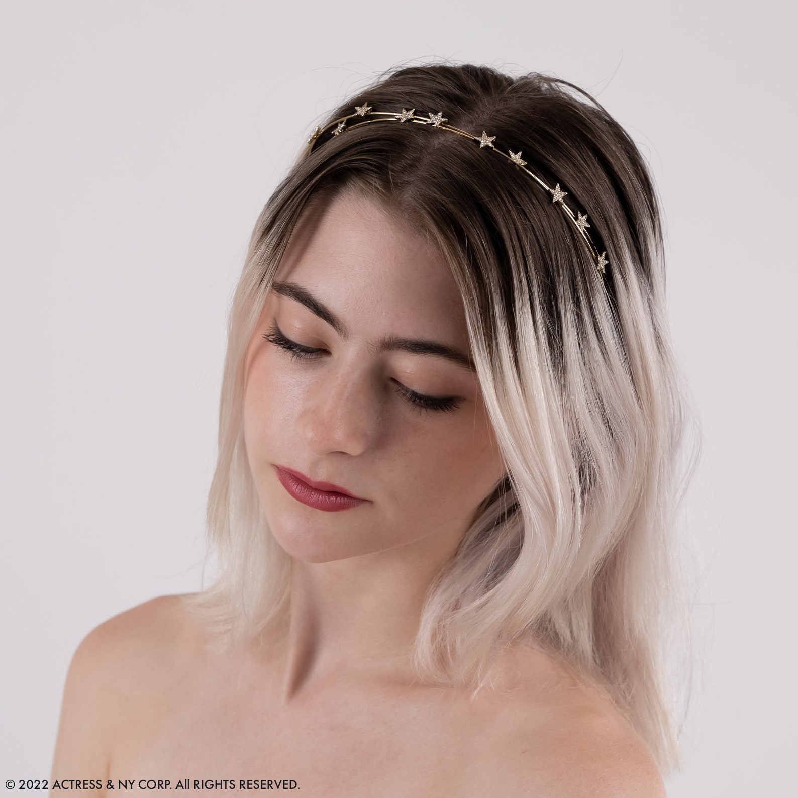 Star Headband Gold Silver Starburst Crystal Headband - Etsy