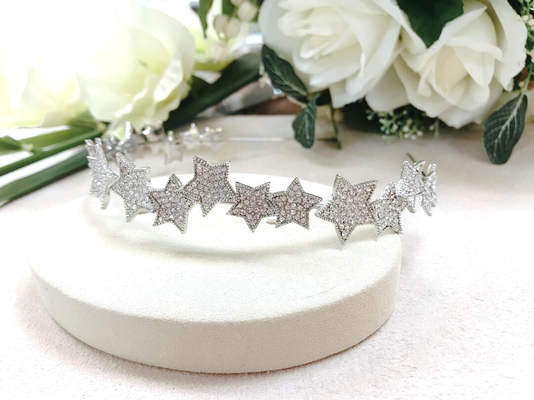 Star Headband, Celestial Star Headpiece, Crystal Headband, Star Hair ...