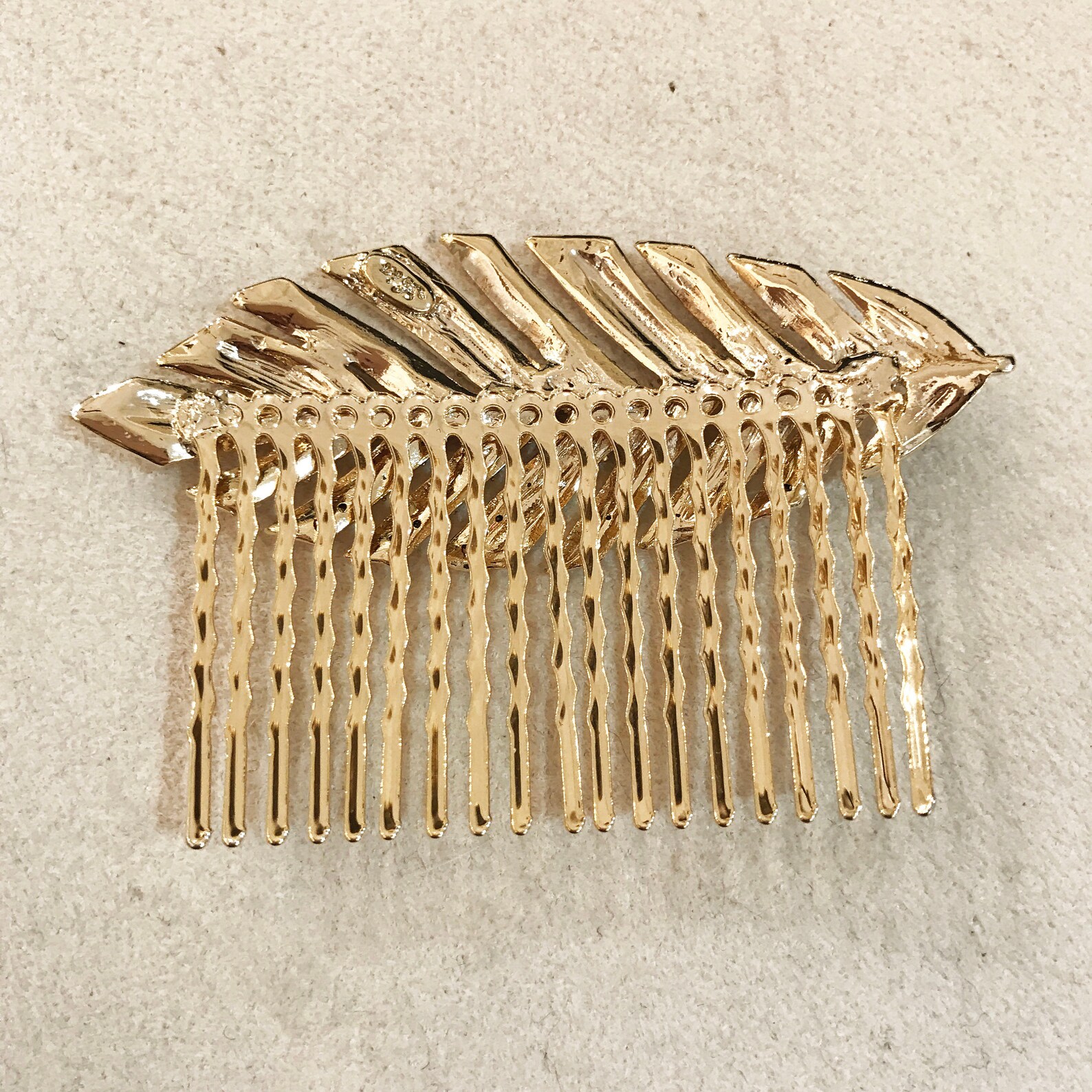 Leaf Hair Comb Silver Crystal Hair Comb Floral Hair Comb - Etsy