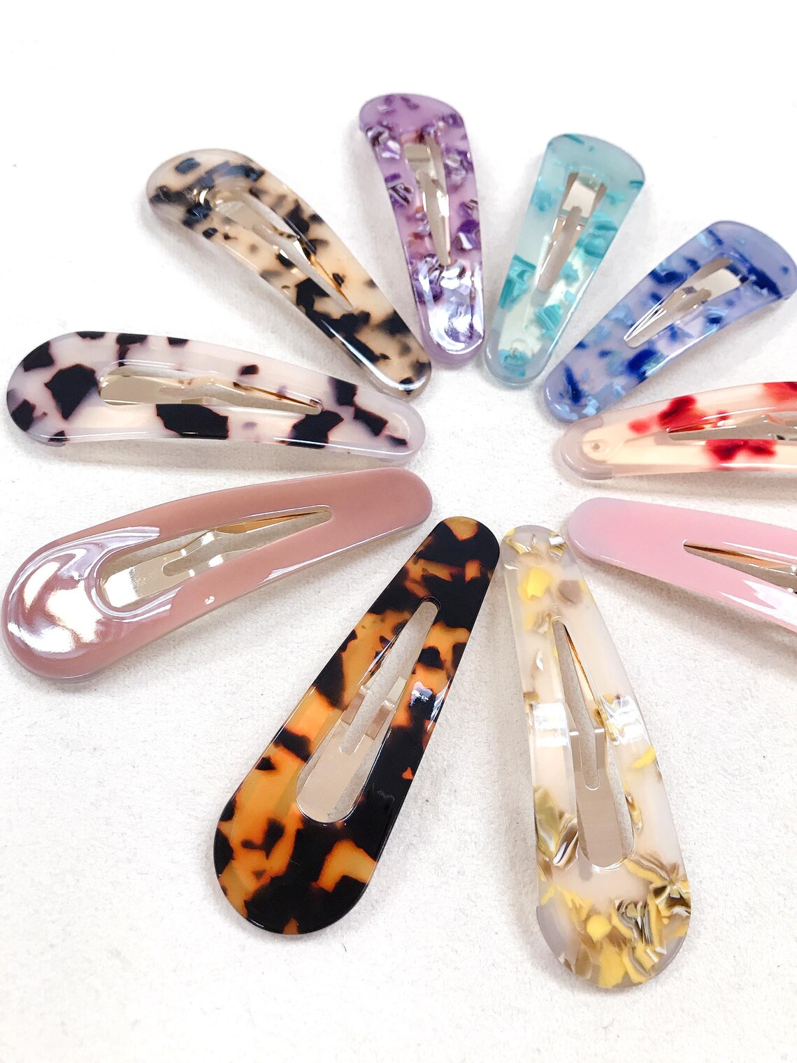 Extra Large Snap Hair Clip Tortoise Shell Hair Clips | Etsy