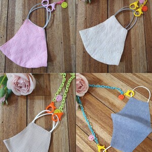 SALE Buy 5 GET 1 FREE, Face Mask Lanyard, Kids Mask Chain, Various Mask ...