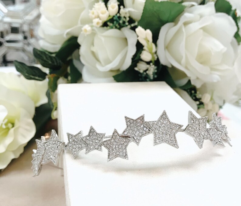 Star Headband Celestial Star Headpiece Crystal Headband - Etsy