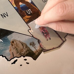 USA Scratch off Map Poster Bucket List for Traveling the United States ...