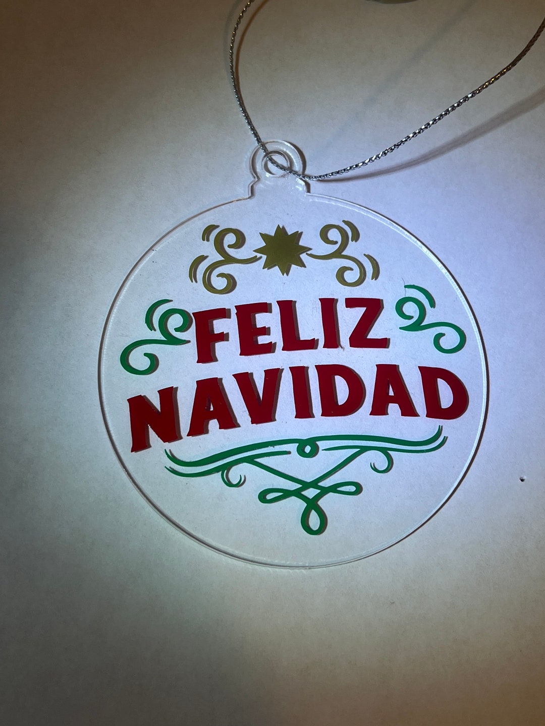 Feliz Navidad Ornament - Etsy