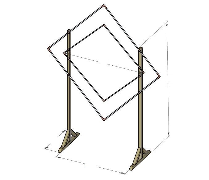 Digital Download Only Double Copper Pipe Frame Wedding Arbor Backdrop ...