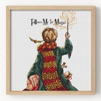Dumbledore Turn on the Light *cross Stitch PATTERN DOWNLOAD* - Etsy