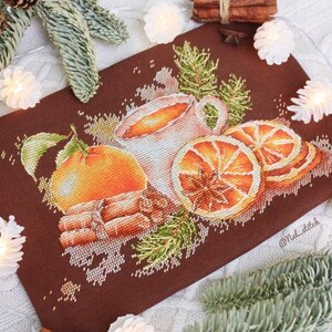 Taste of Winter Christmas Cross Stitch Pattern Hand Embroidery Design ...