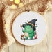 Frog Witch Cross Stitch Pattern Halloween Cross Stitch Funky Cross ...