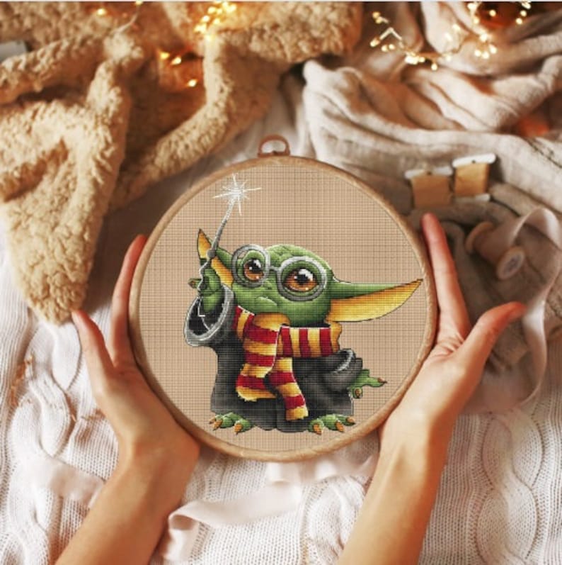 Green Alien Wizard Fandom Cross Stitch Pattern Characters From - Etsy ...