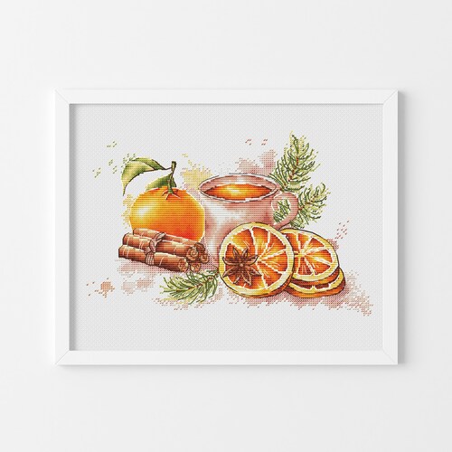 Cross Stitch Pattern Taste of Winter Holidays DMC Chart - Etsy