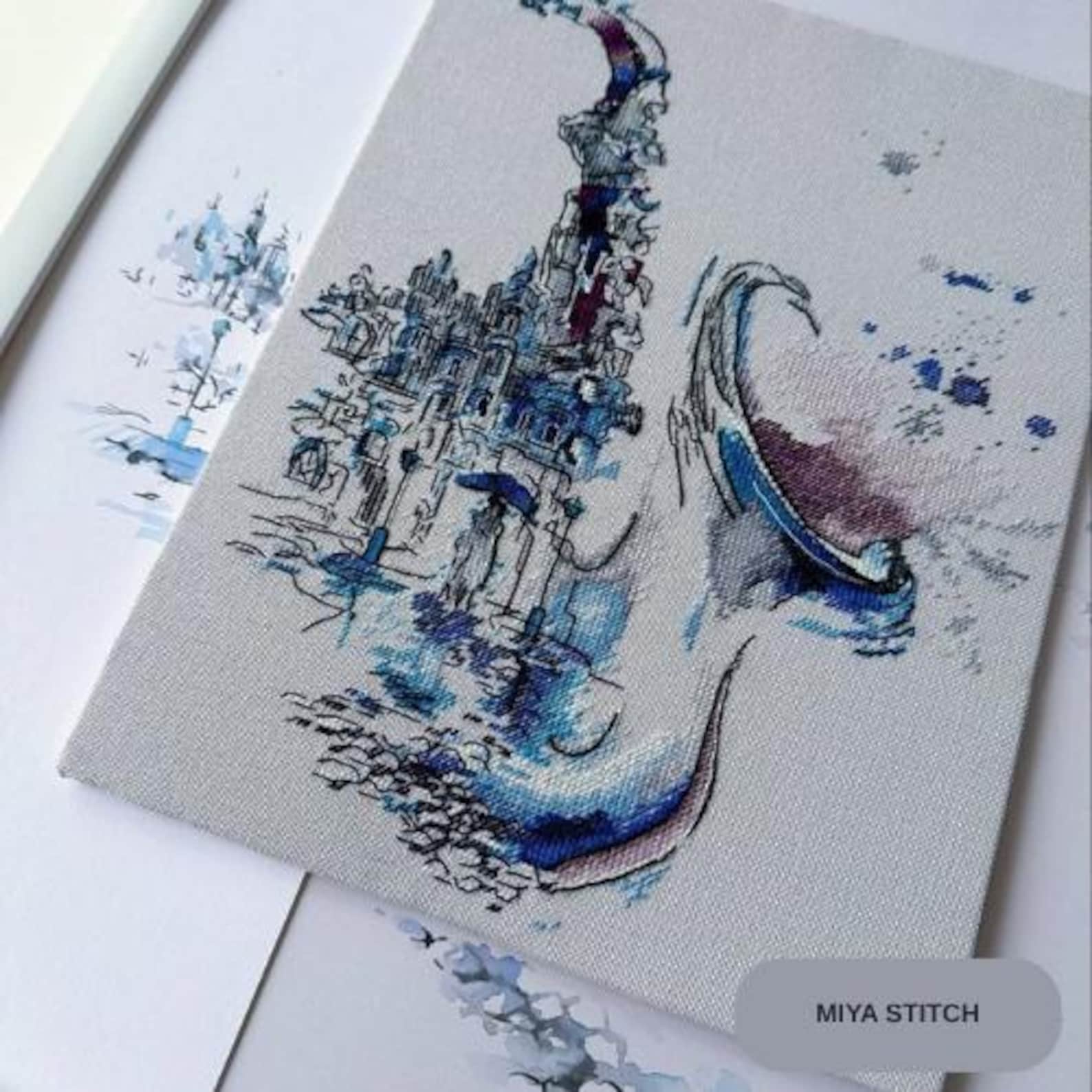 Saxophone Cross Stitch Pattern, Music Instrument Embroidery Design ...