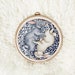 Yin Yang Rabbits Cross Stitch Pattern – Two Bunnies in Circle, Blue ...