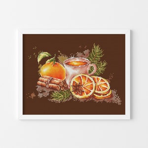 Taste of Winter Christmas Cross Stitch Pattern Hand Embroidery Design ...