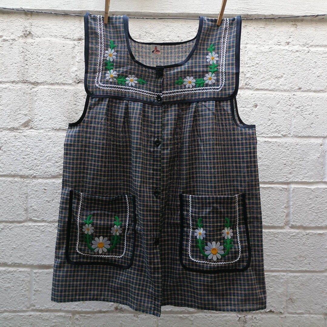 Apron L, Mexican Kitchen Apron,mexican Floral Embroidery, Delantal ...