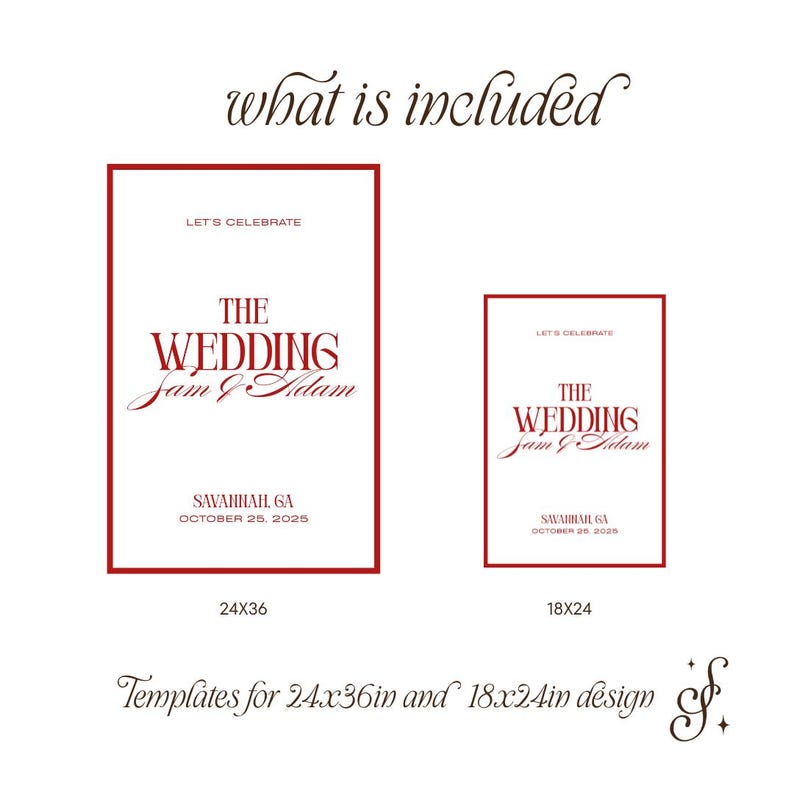 Elegant Wedding Welcome Sign Template | Old Money Design (digital ...