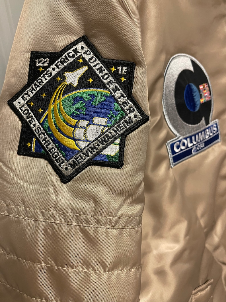 The Esa I.S.S. Columbus Laboratory Module & NASA STS-122 Commemorative Jacket. XL - Etsy