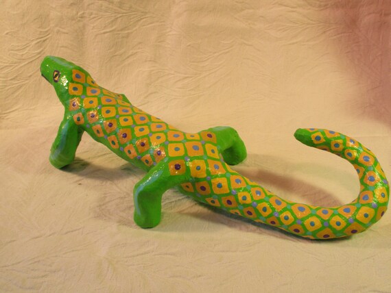 Paper Mache Lizard