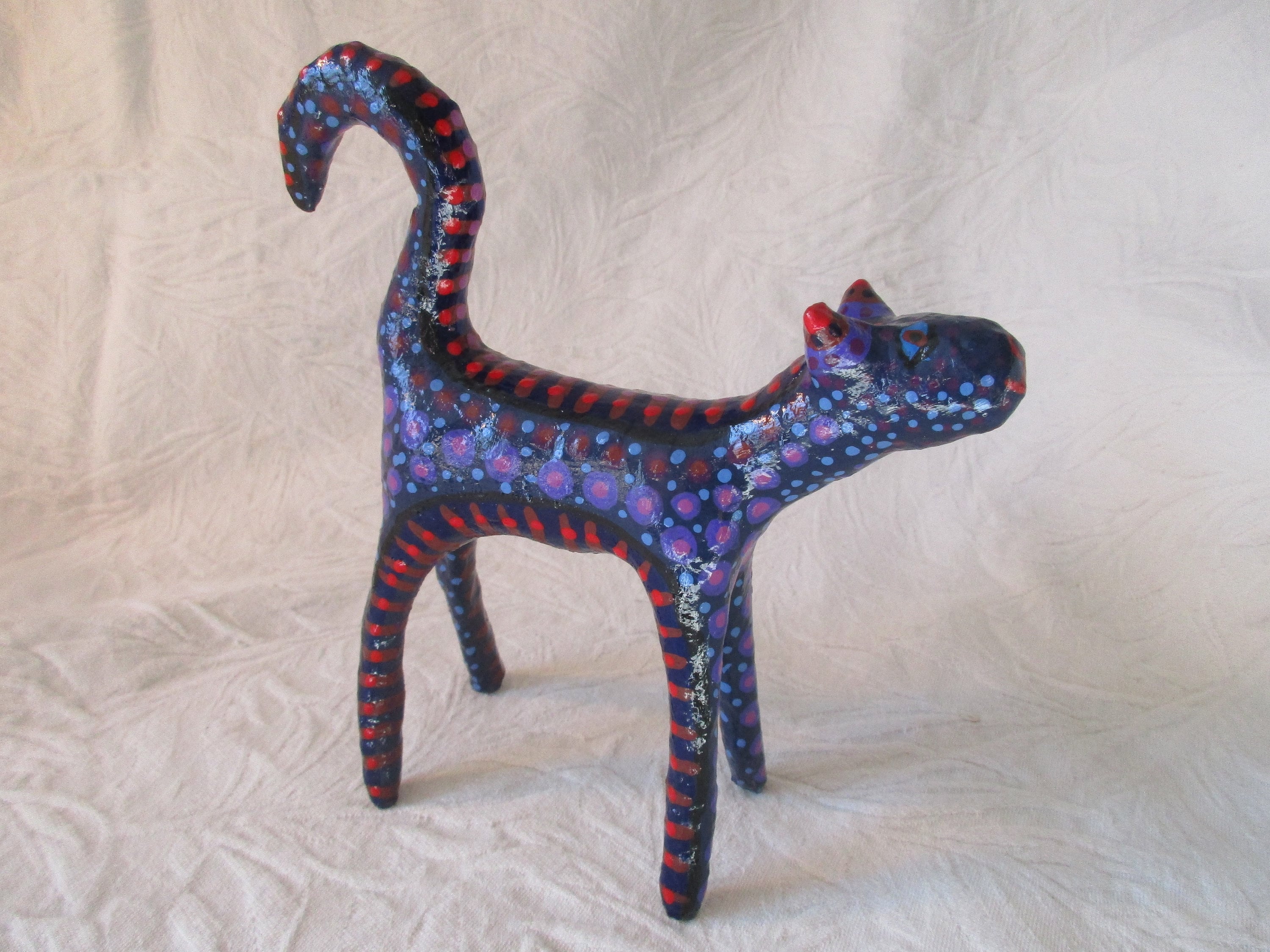 Paper Mache Creature Sculpture From Recycled Materials - Etsy