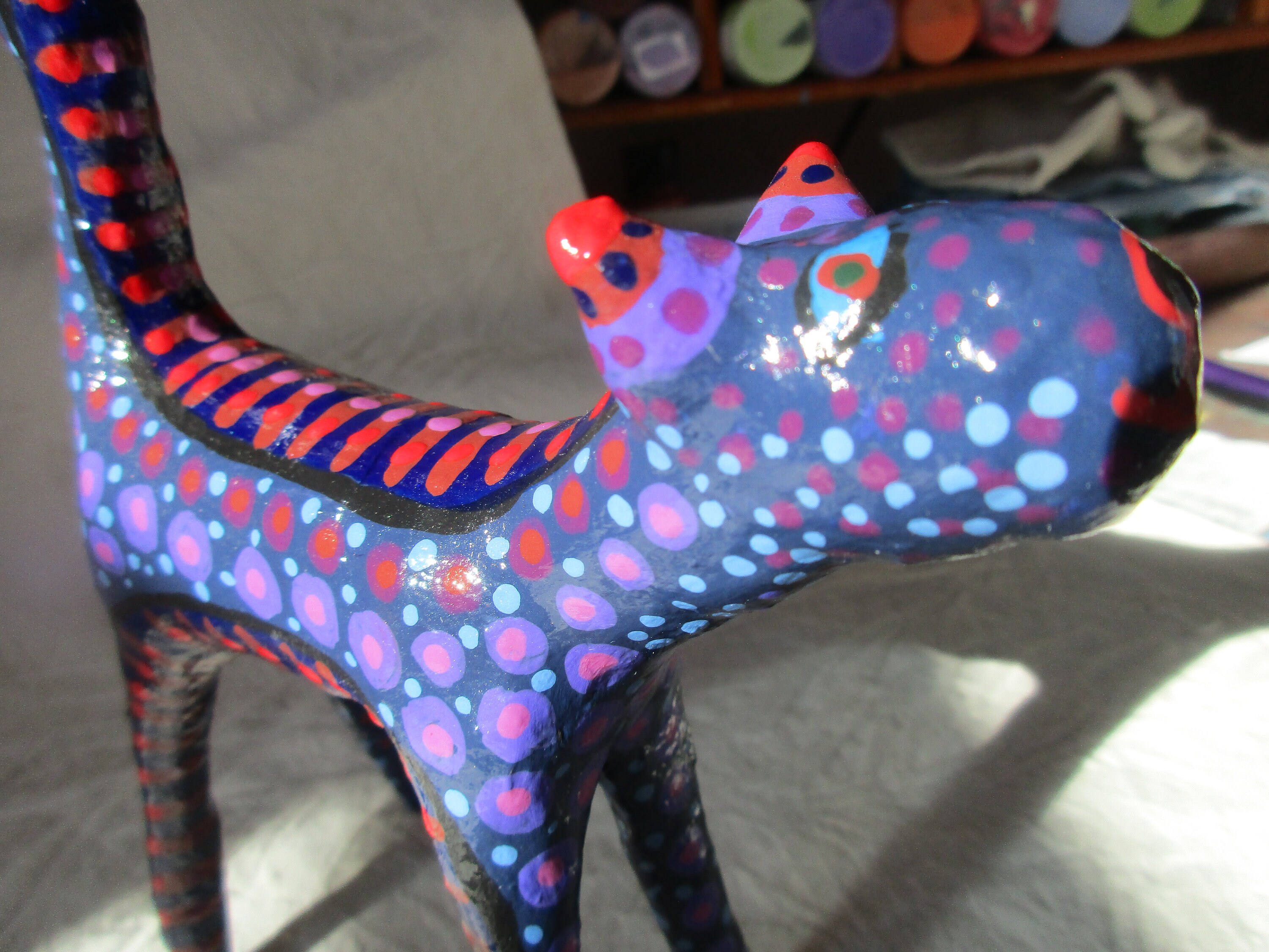 Paper Mache Creature Sculpture From Recycled Materials - Etsy