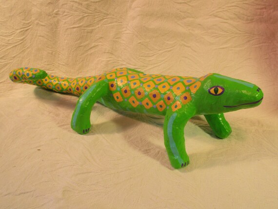 Paper Mache Lizard