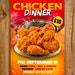 Chicken Dinner Flyer | Edit Online | 5X7 Digital & Printable | Do It ...