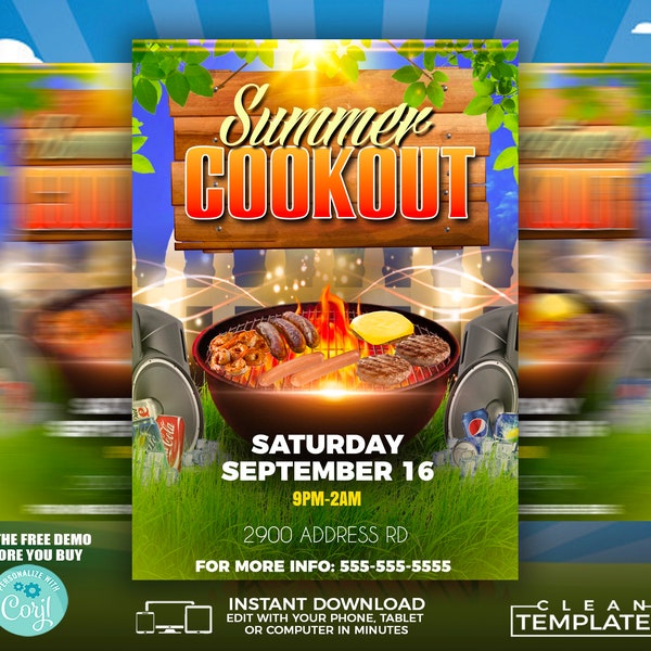 Summer Cookout - Etsy