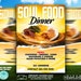Soul Food Flyer | Edit Online | 5X7 Digital & Printable | Do It ...