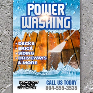 Power Washing Flyer | Edit Online | 5X7 Digital & Printable | Do It ...