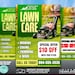 Lawn Care Service Flyer Edit Online 5X7 Digital & | Etsy