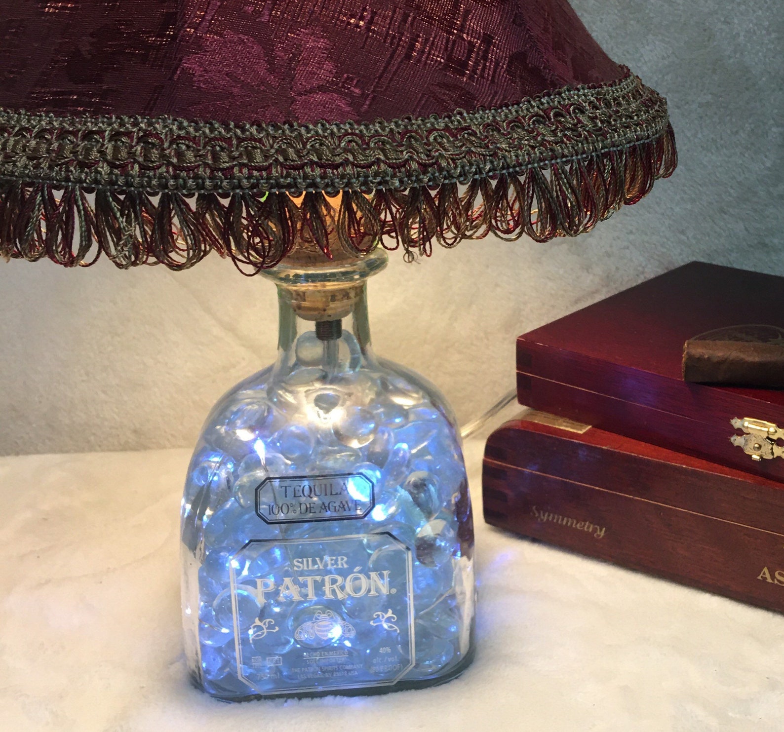 Patron Silver Tequila Lamp Light Liquor Lamp Accent Light Father’s Day ...