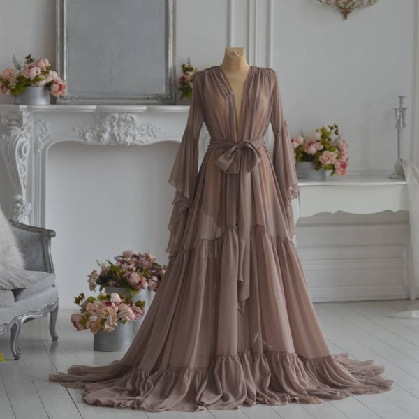 Sheer Robe - Etsy