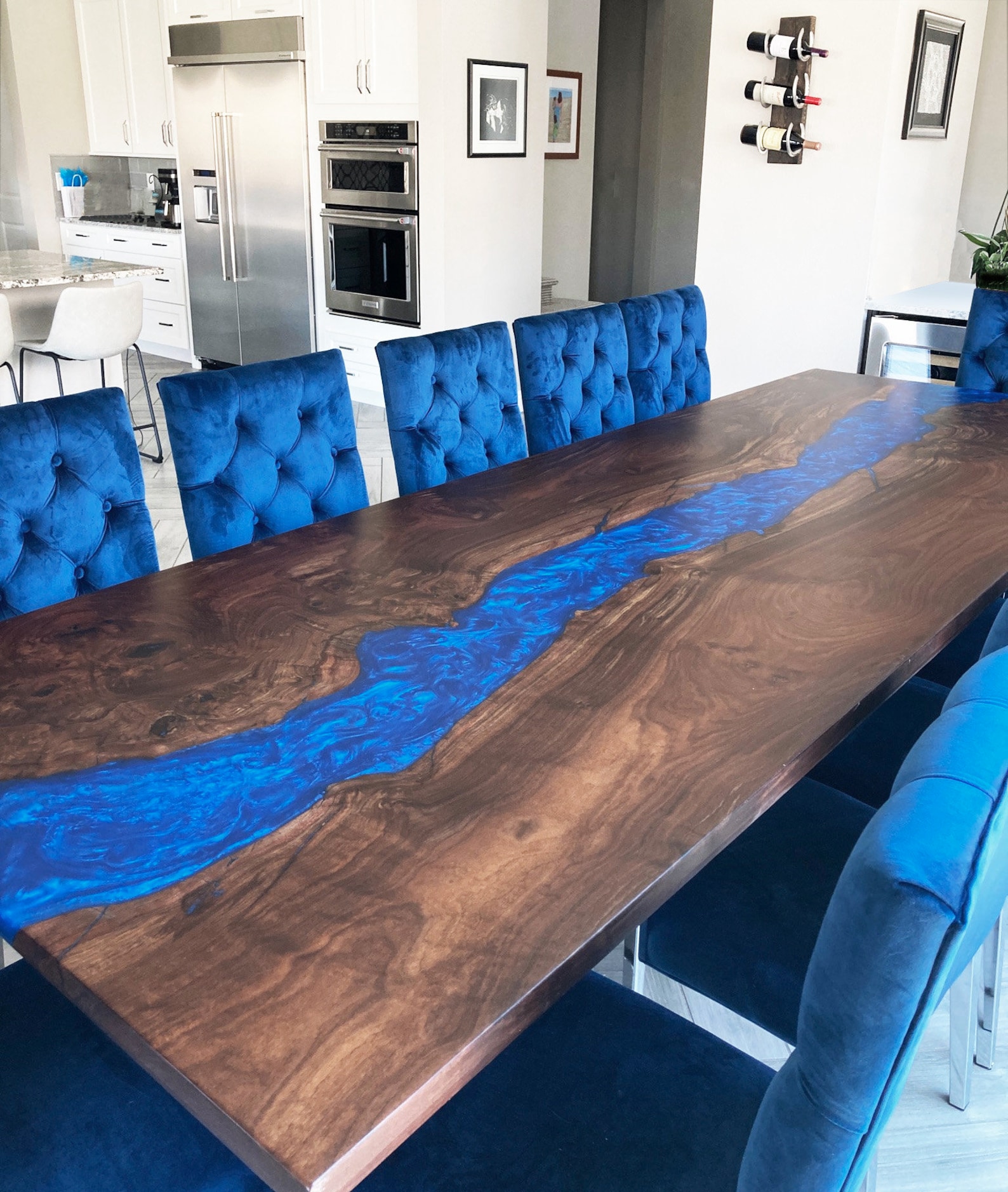 Custom Live Edge River Tables Dining Table Conference - Etsy